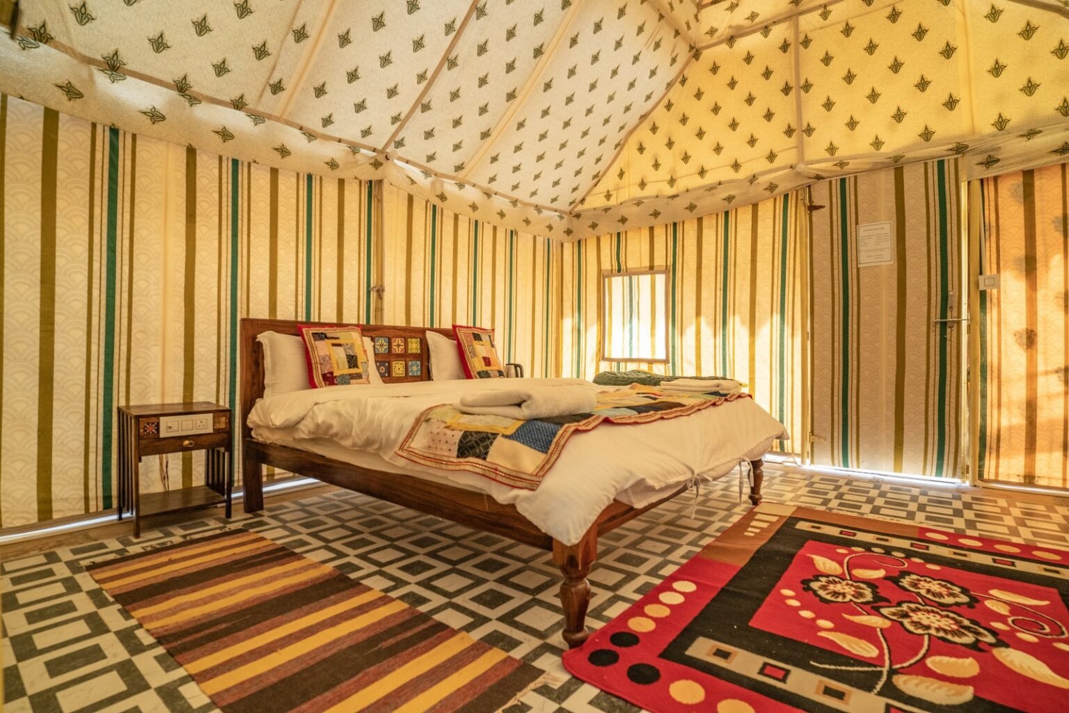 Luxury Swiss Tent - Sam Sand Dunes Desert Camp Jaisalmer